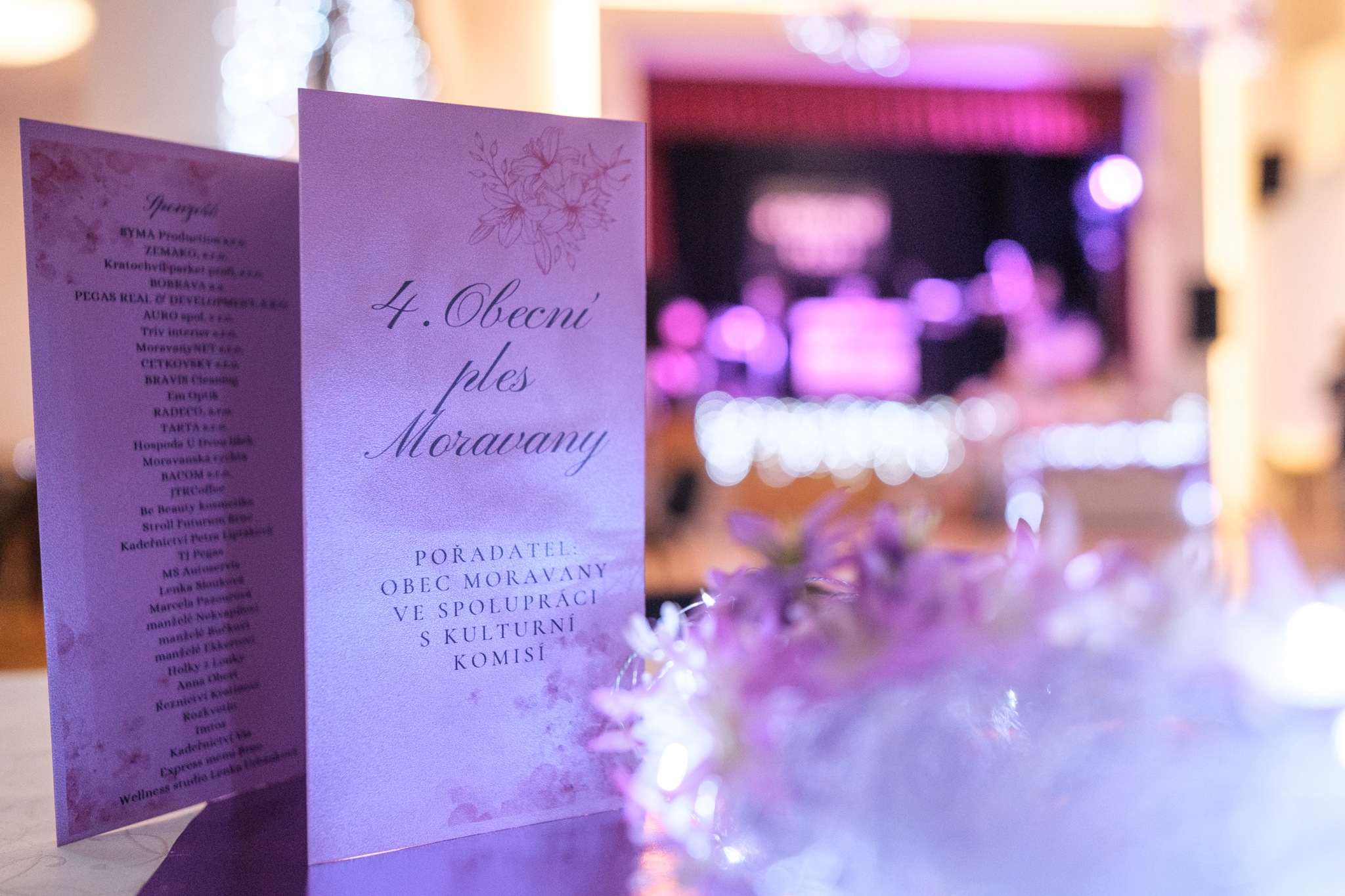 4. Obecní ples 2025 | Obec Moravany u Brna